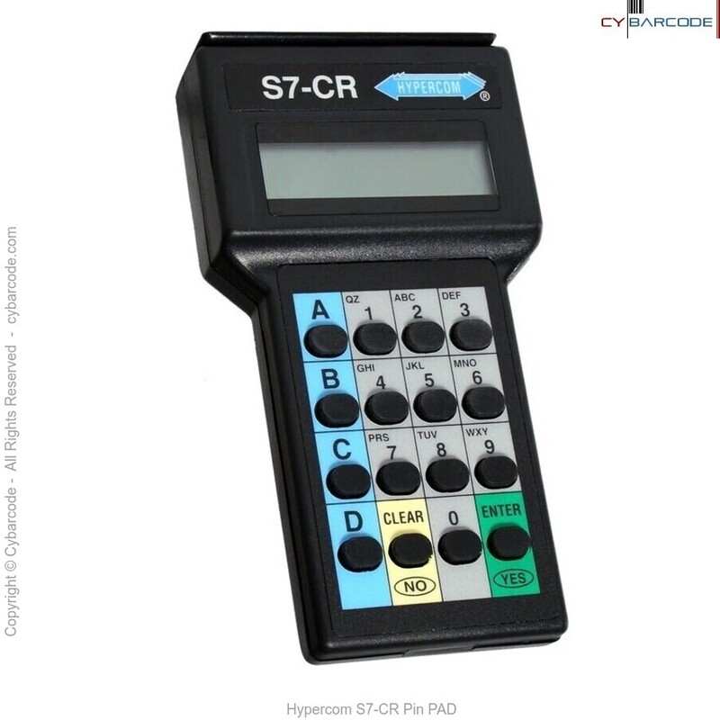 Hypercom S7-CR Pin PAD | David E. Spence, Inc., DBA Cybarcode
