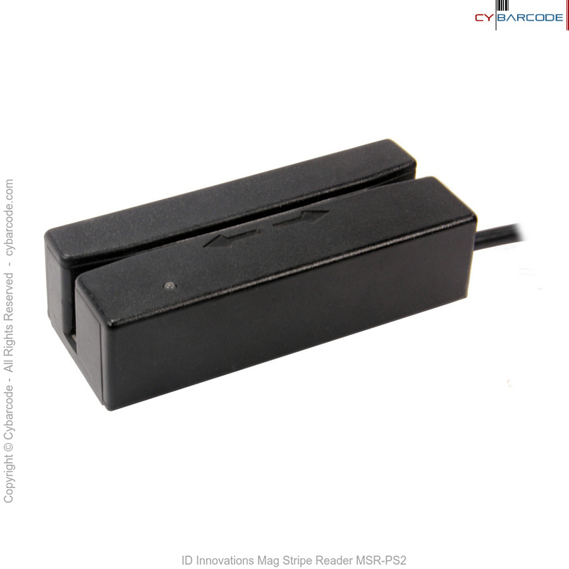 ID Innovations Mag Stripe Reader MSR-PS2 | Cybarcode, Inc.