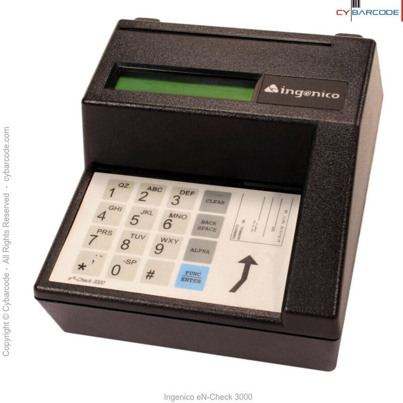 Ingenico eN-Check 3000 | Cybarcode, Inc.