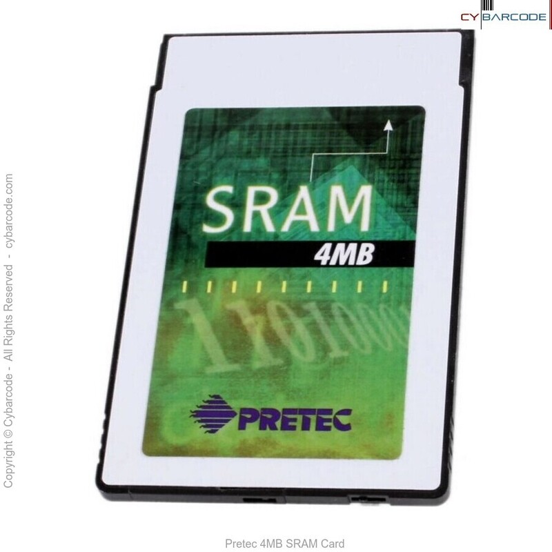 Pretec 4MB SRAM Card | Cybarcode, Inc.
